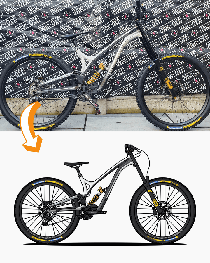 Stand Out Bikes | Personalized Bike Art & Prints | Draw My Bike™