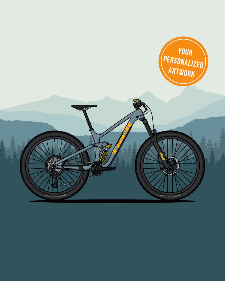 Stand Out Bikes | Personalized Bike Art & Prints | Draw My Bike™