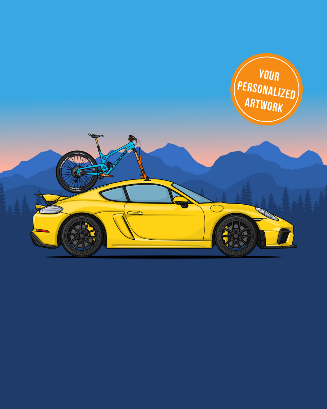 Stand Out Bikes | Personalized Bike Art & Prints | Draw My Bike™